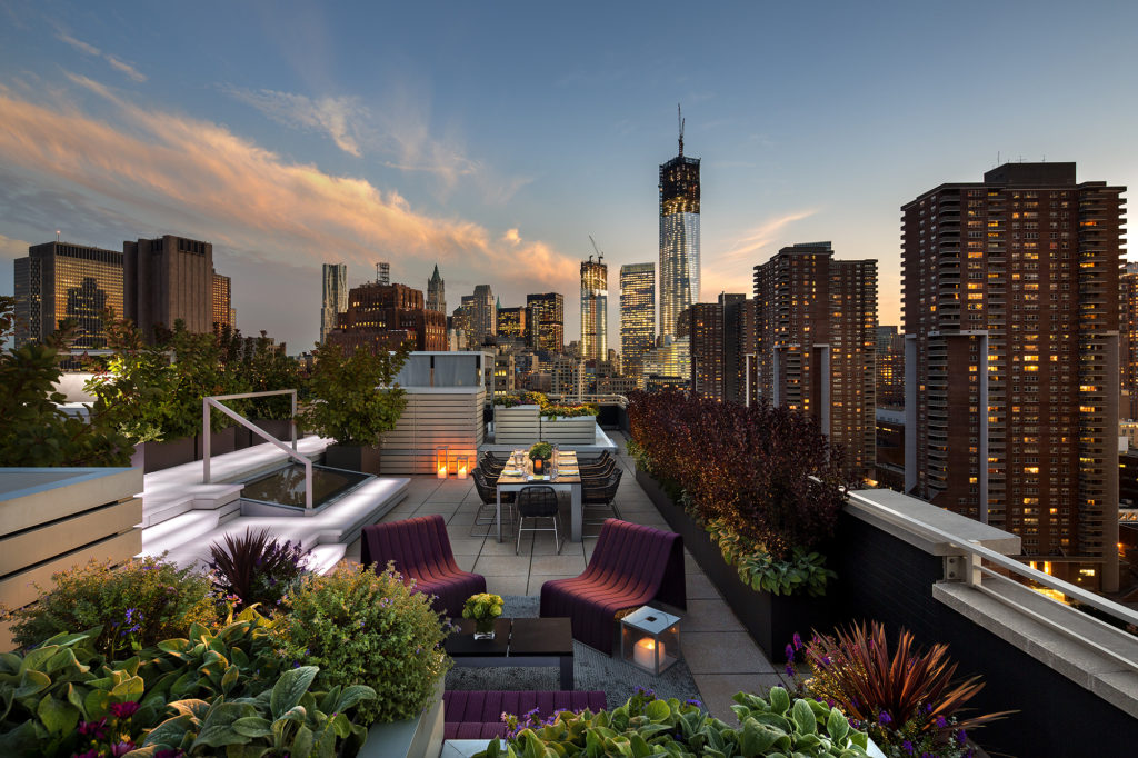 Beautiful rooftop garden – Skylight Specialists, Inc