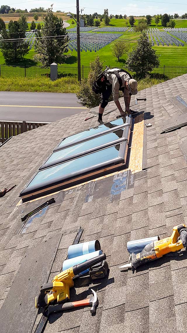 VELUX VSS Install | Denver – Skylight Specialists, Inc