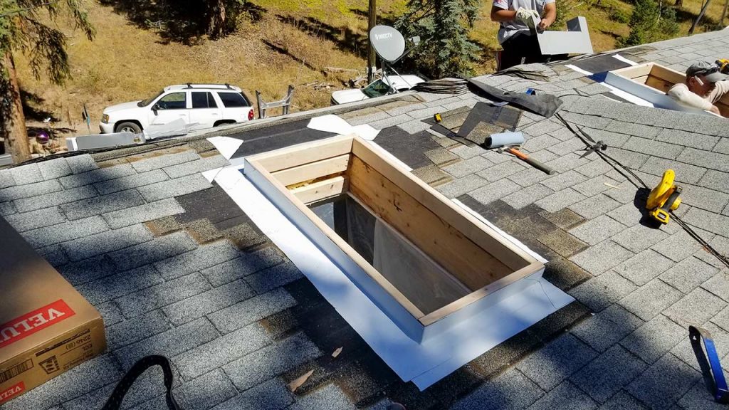 new installation Velux FCM skylight 26700-124957 – Skylight Specialists, Inc