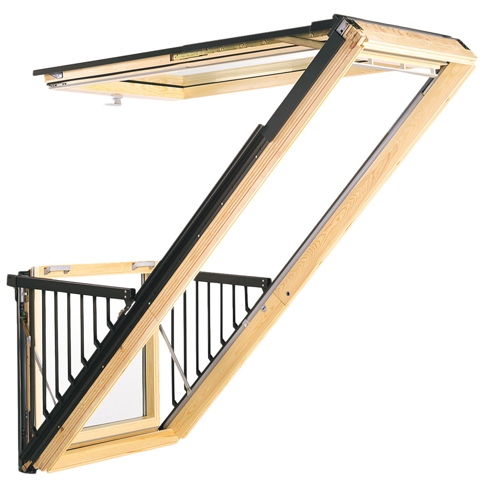 VELUX CABRIO® Balcony Roof Window – Skylight Specialists, Inc