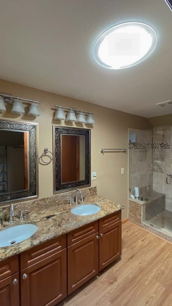 Two Velux Skylights – One Sun Tunnel – Skylight Specialists, Inc