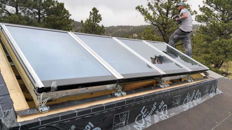 Velux Modular Ridgelights Installation – Skylight Specialists, Inc