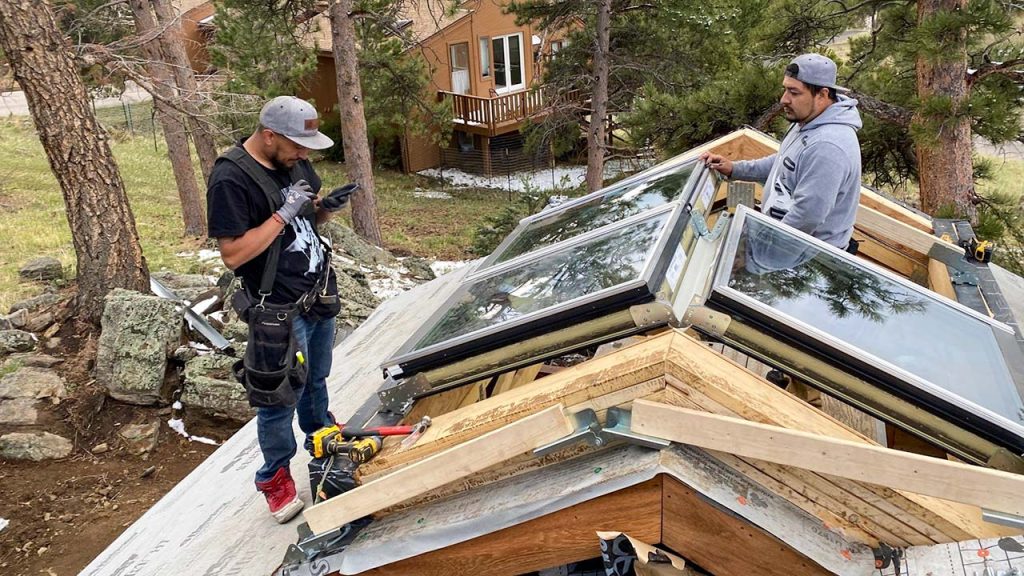 Velux Modular Ridgelights Installation – Skylight Specialists, Inc